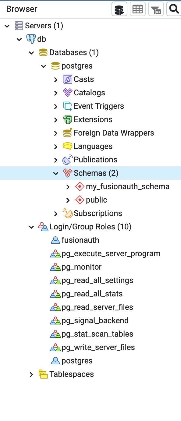 Using A Non default Schema On A Custom Postgres DB FusionAuth Forum